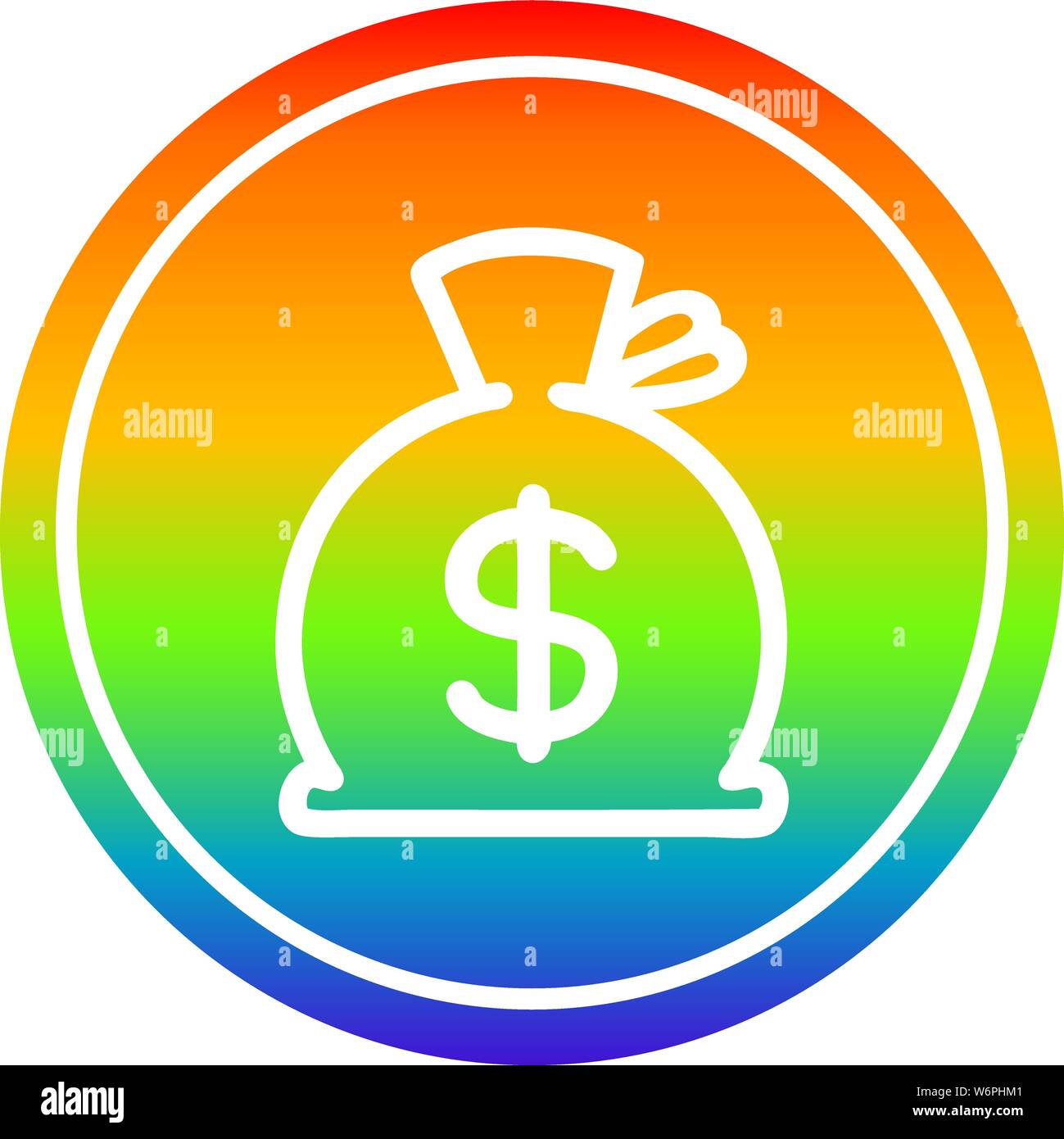 Money bag of loot Stock Vector Images - Alamy