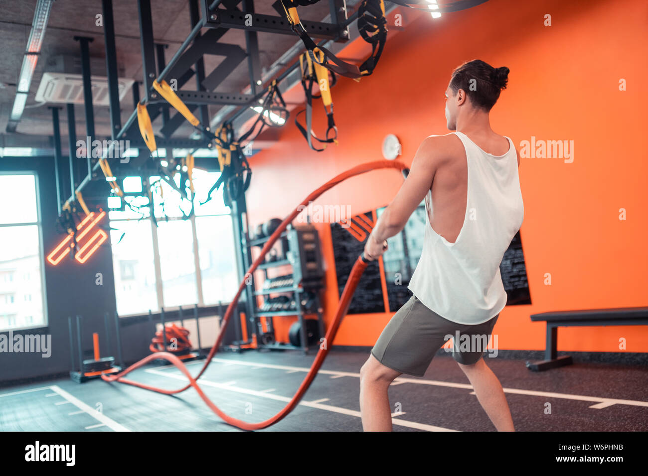 Battling ropes hi-res stock photography and images - Alamy
