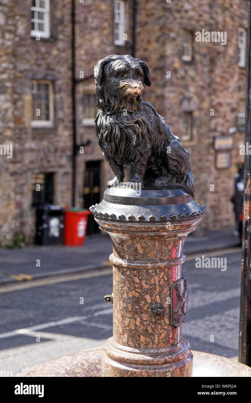 Greyfriars Bobby Statue - Edinburgh, Scotland, United Kingdom Stock ...