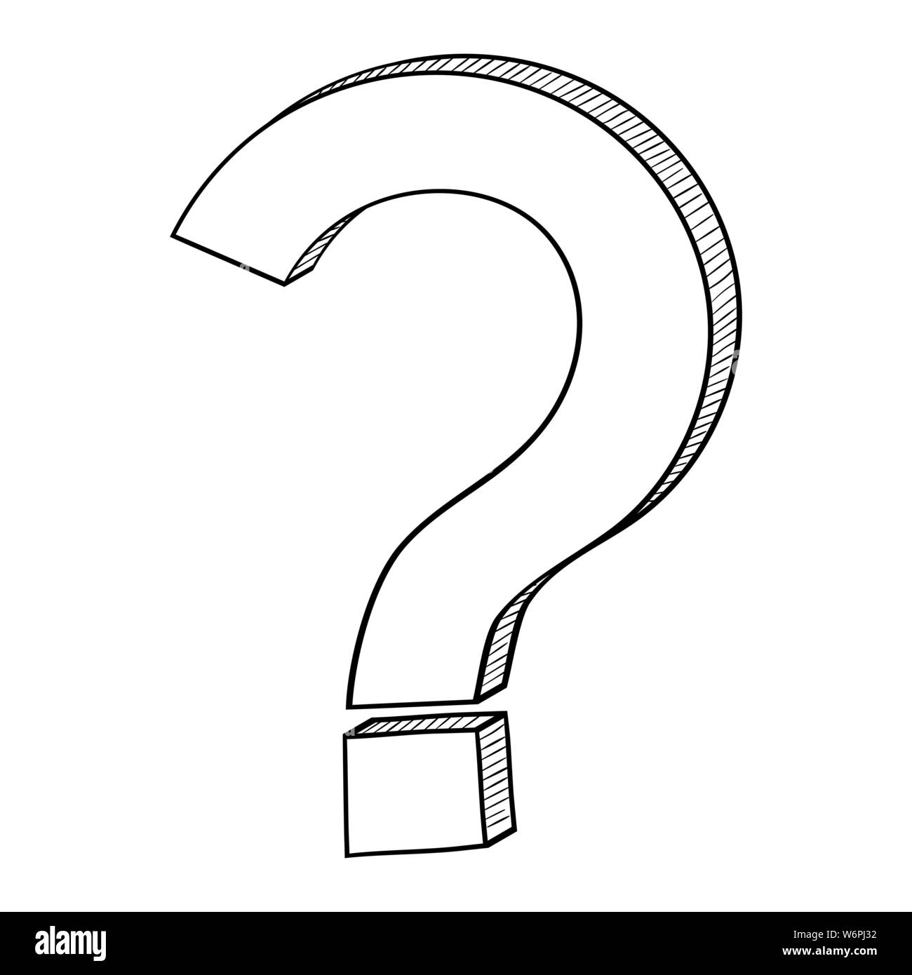Question mark. Hand drawn sketch Stock Vector Image & Art - Alamy Question mark. Hand drawn sketch Stock Vector Image & Art - Alamy