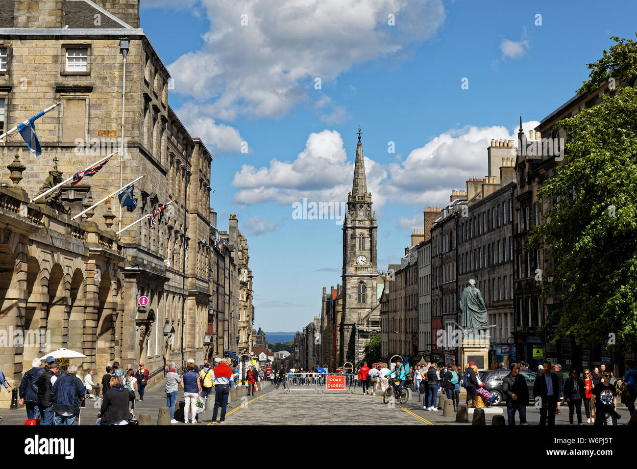The Royal Mile (high street) - Edinburgh, Scotland, United Kingdom ...