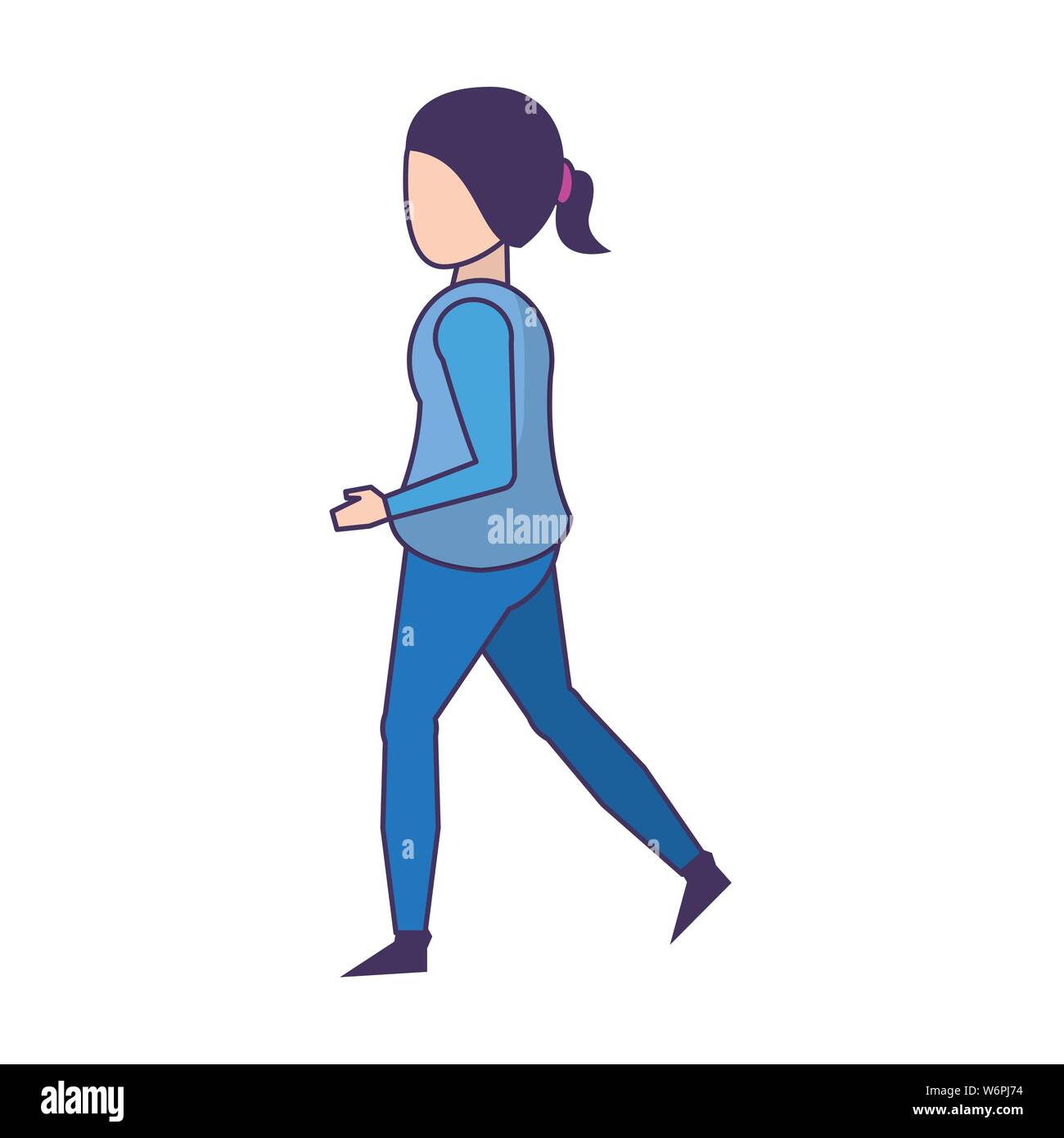 woman faceless avatar body cartoon Stock Vector Image & Art - Alamy