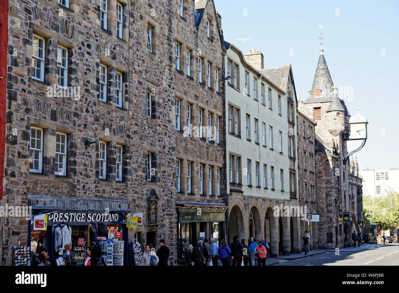 The Royal Mile (high street) - Edinburgh, Scotland, United Kingdom ...