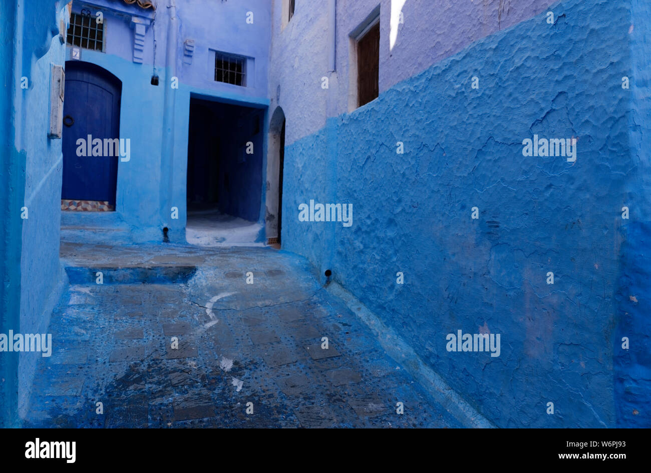 The blue town Chefchaouen Chaouen / Morocco, Narrow Streets, lanes and ...