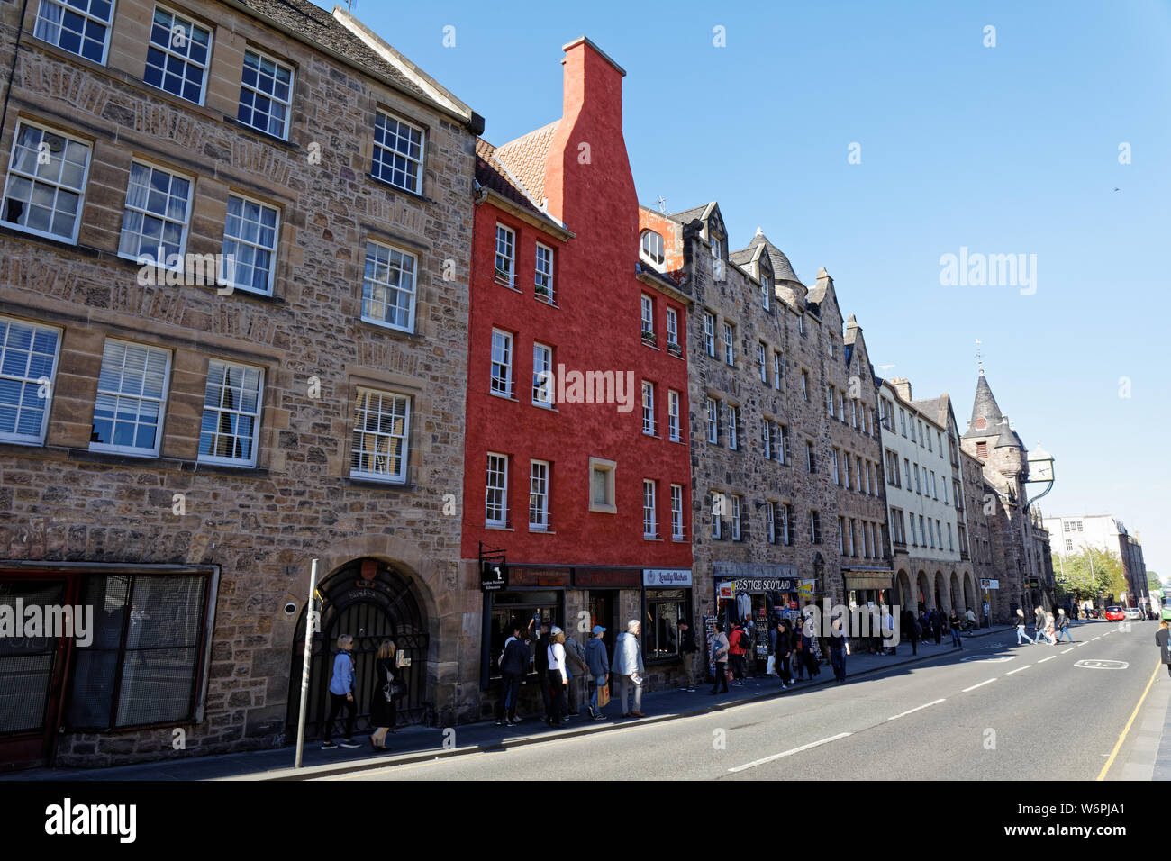 The Royal Mile (high street) - Edinburgh, Scotland, United Kingdom ...