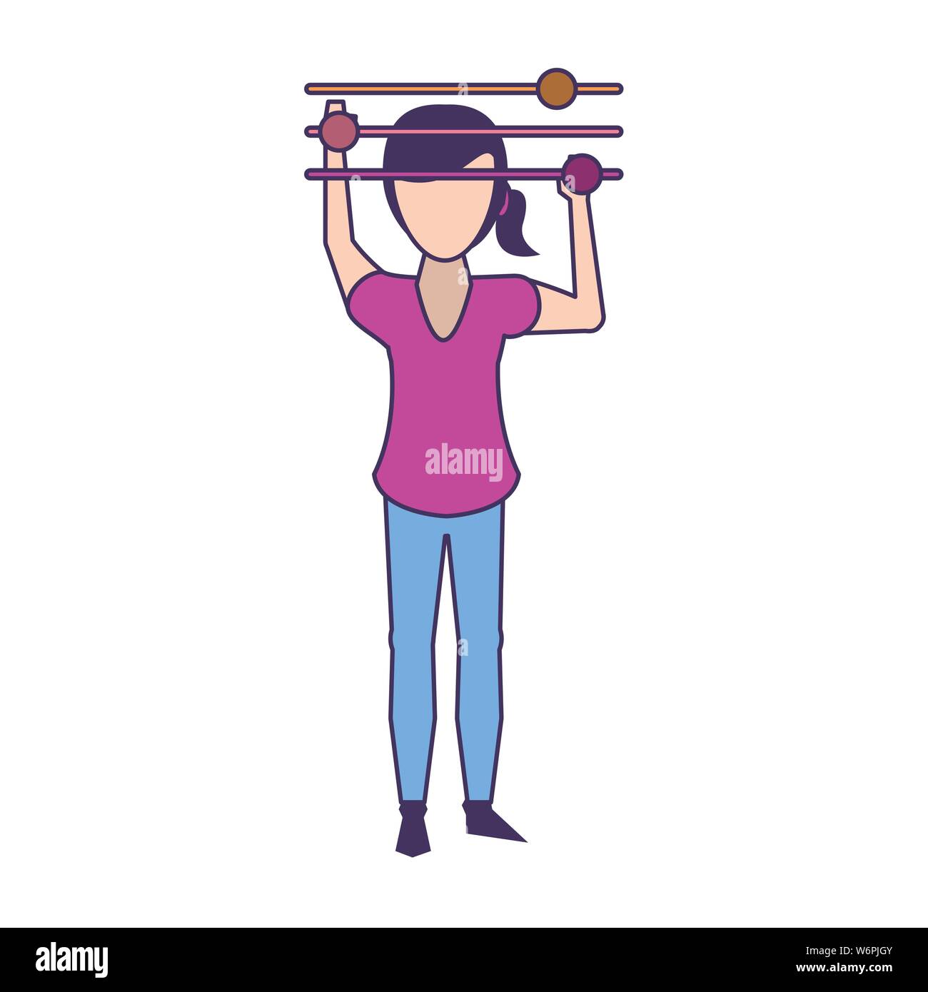 woman faceless avatar body cartoon Stock Vector Image & Art - Alamy