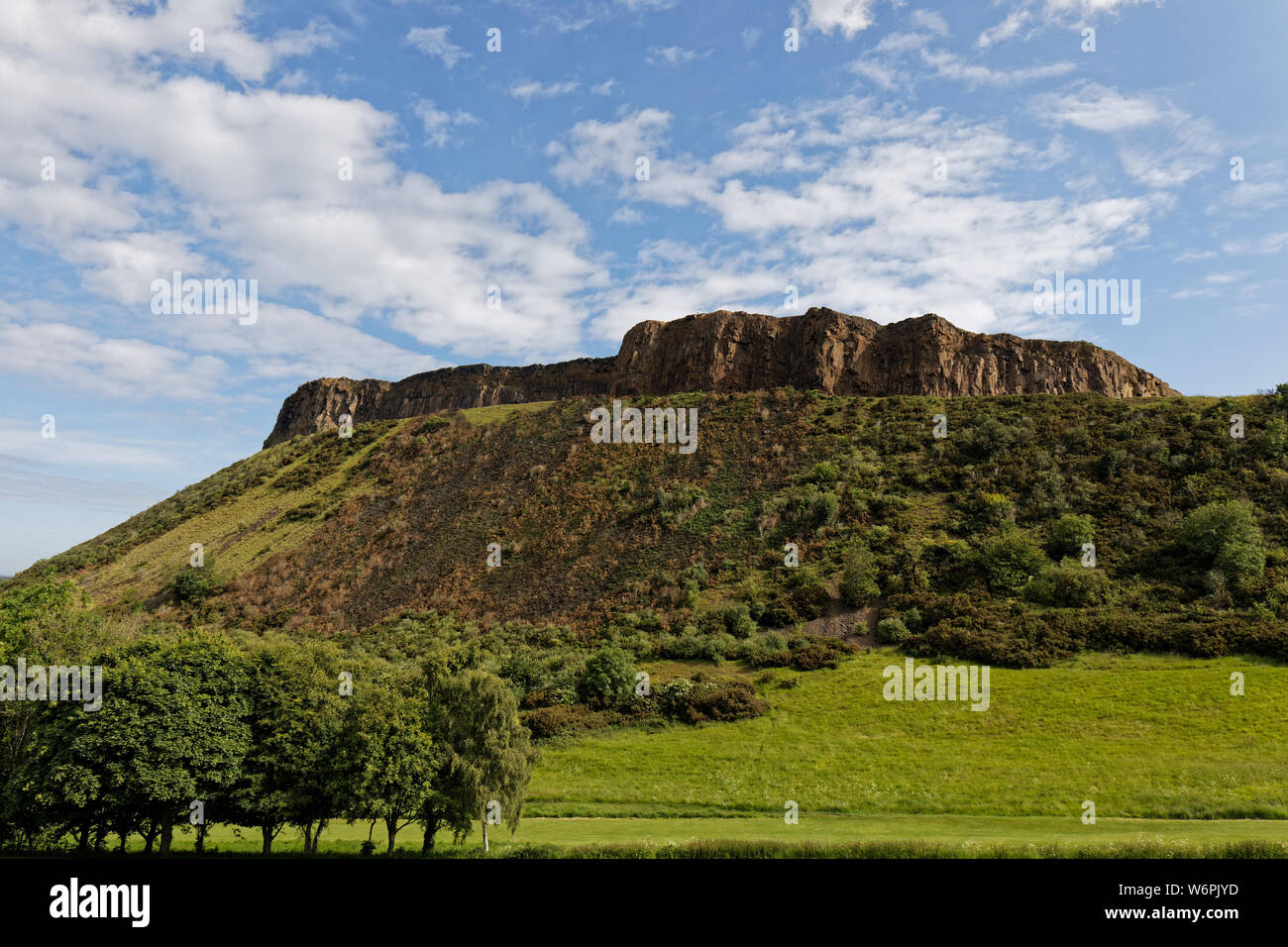 Holyrood park cliff - Edinburgh, Scotland, United Kingdom Stock Photo ...