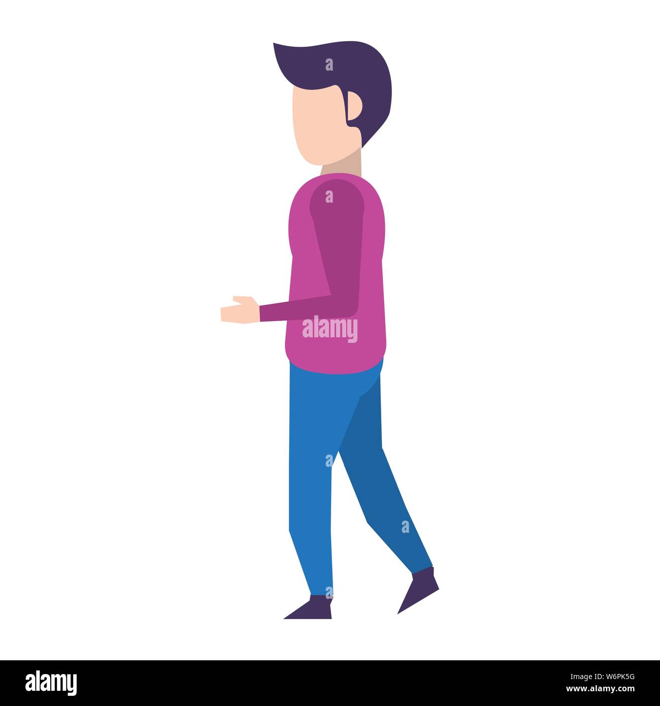 man avatar body faceless cartoon Stock Vector Image & Art - Alamy