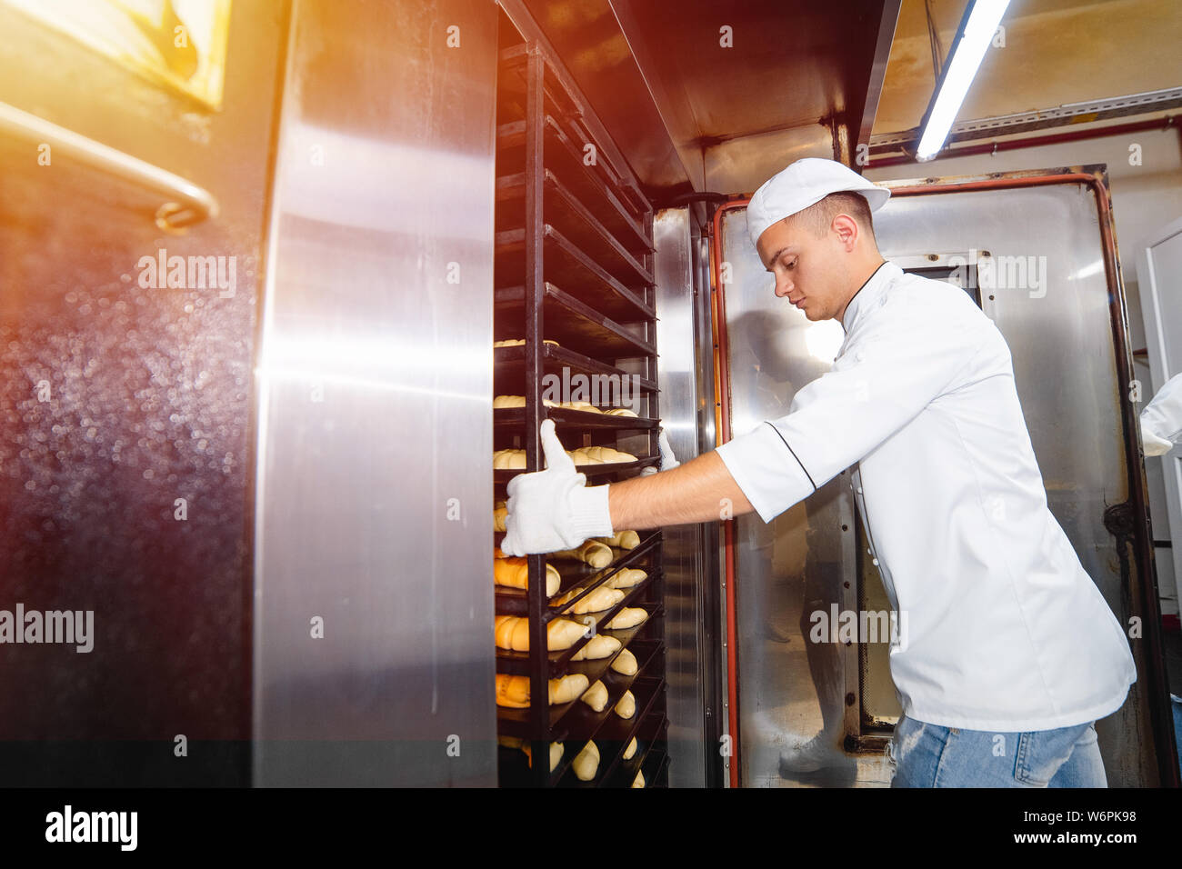 Boy Working Bakery High Resolution Stock Photography and Images - Alamy