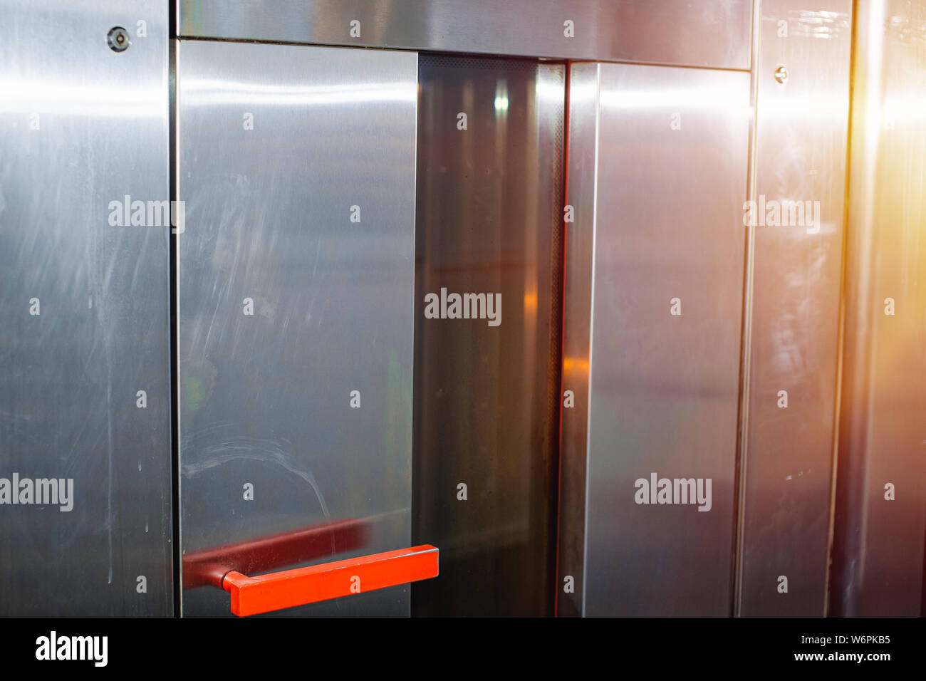 Industrial oven in a bakery. furnace fragment Stock Photo - Alamy