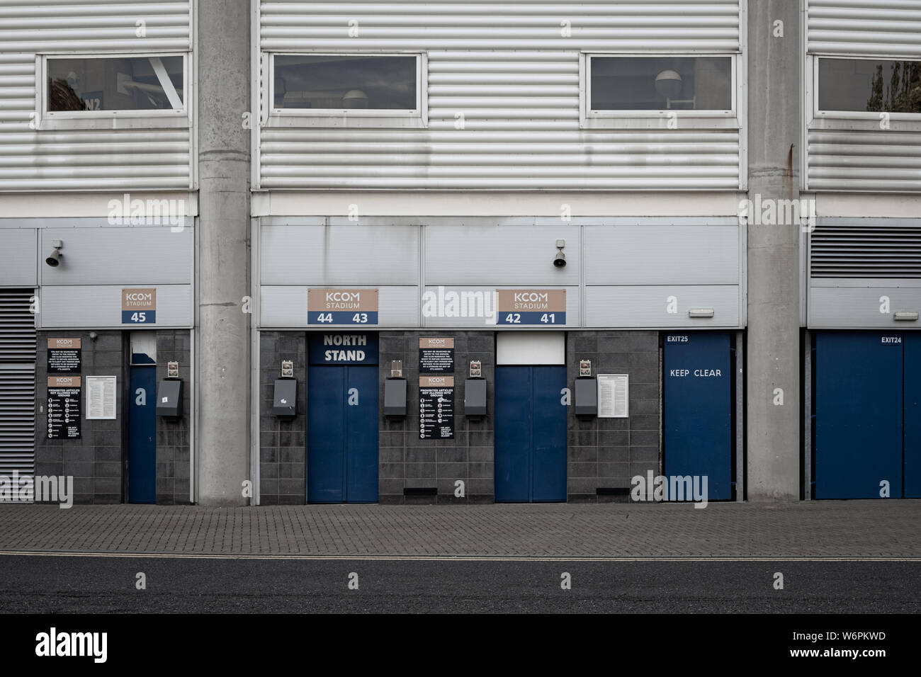 KCOM Stadium, Hull, UK. Home of Hull City English football club and ...