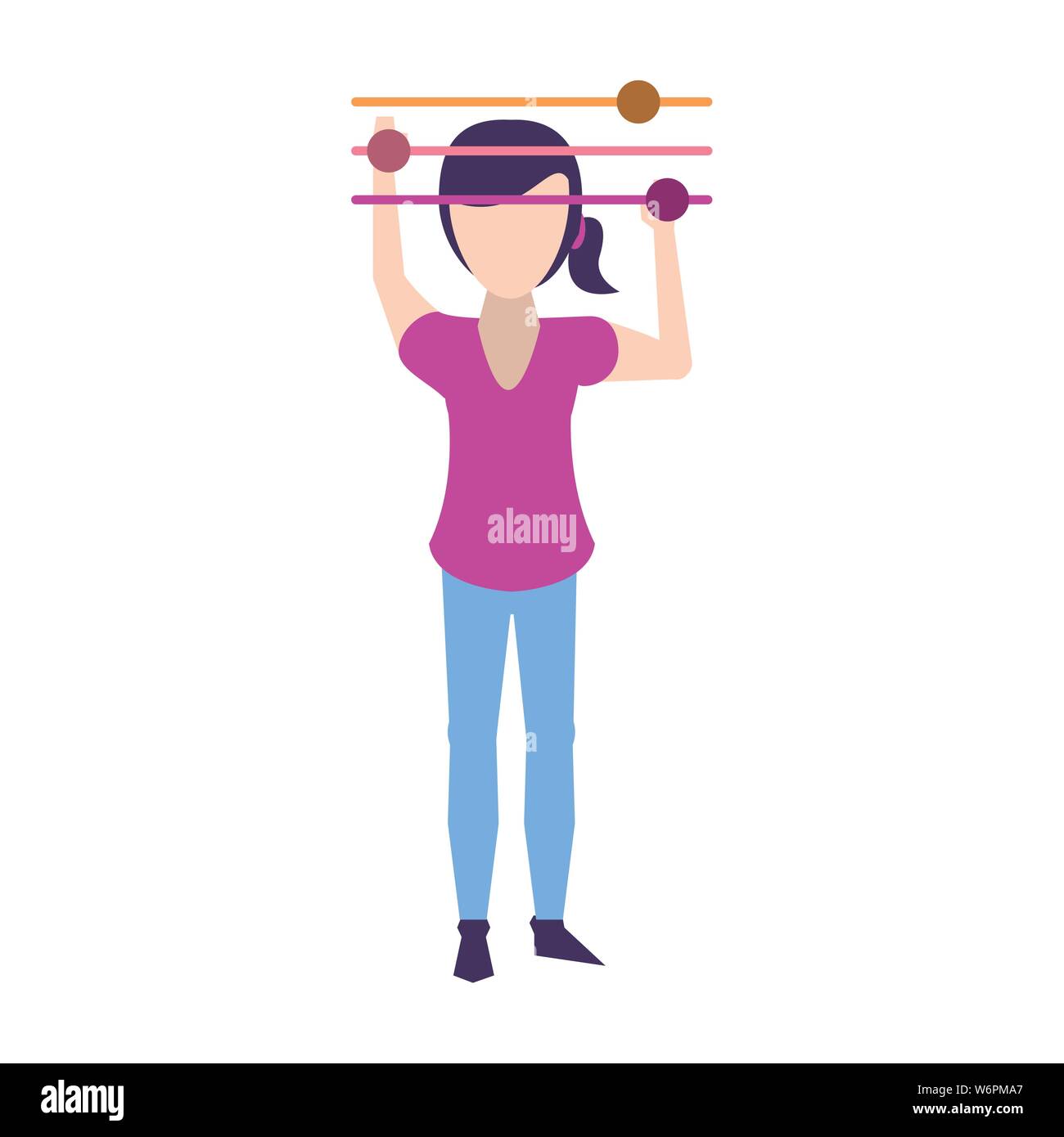 woman faceless avatar body cartoon Stock Vector Image & Art - Alamy