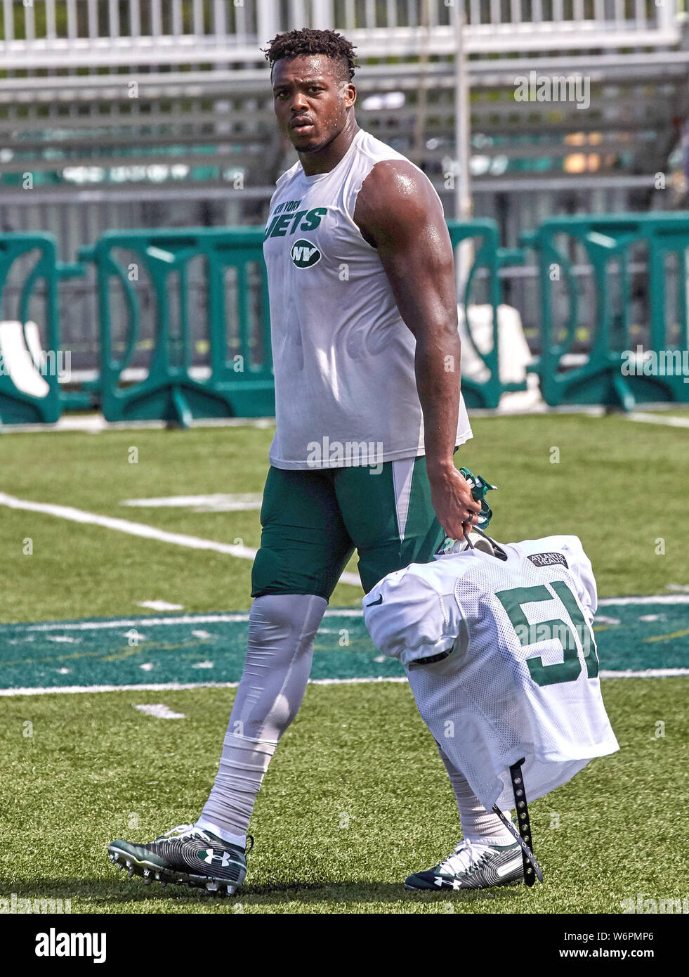 August 2, 2019, Florham Park, New Jersey, USA: New York Jets outside ...
