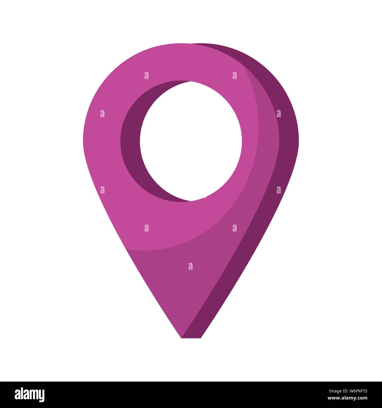 gps location pointer navigation cartoon Stock Vector Image & Art - Alamy