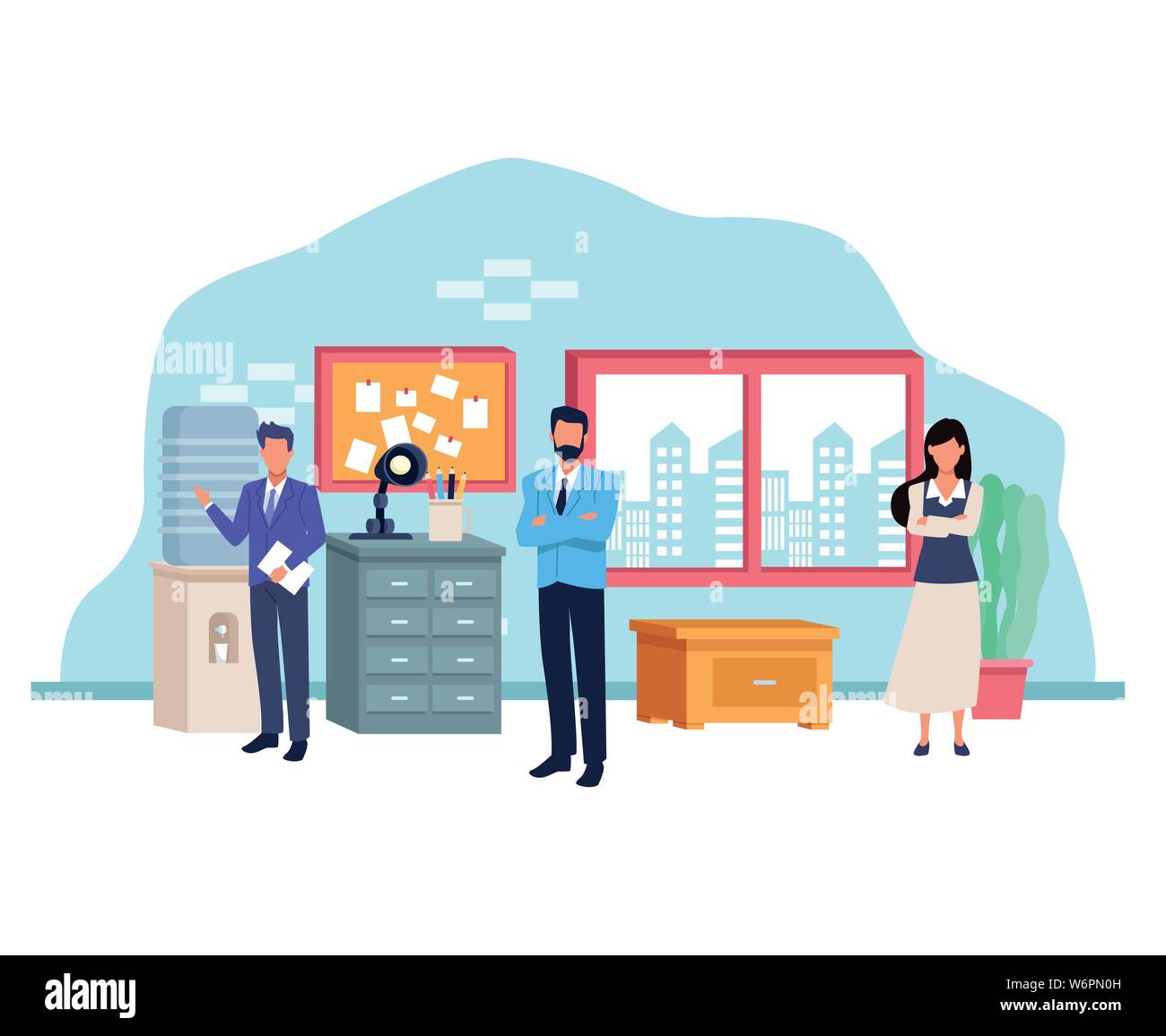 Successful millennial business woman Stock Vector Images - Alamy