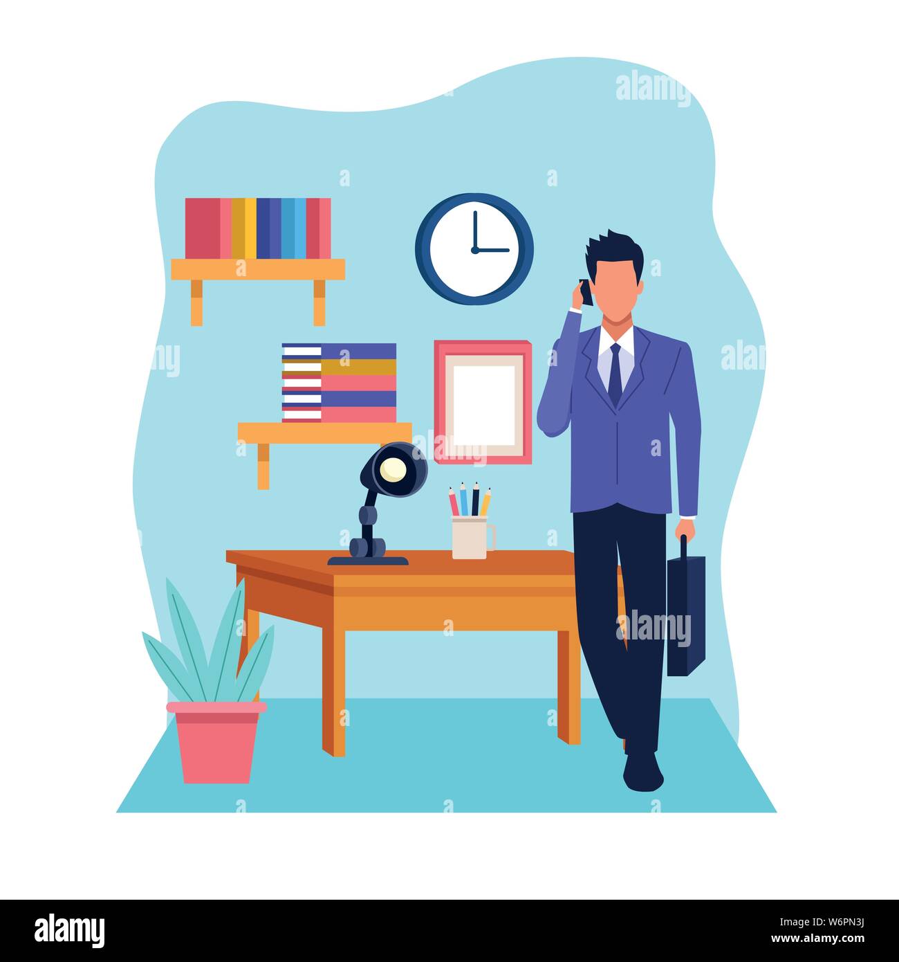 business professional executive work cartoon Stock Vector Image & Art ...