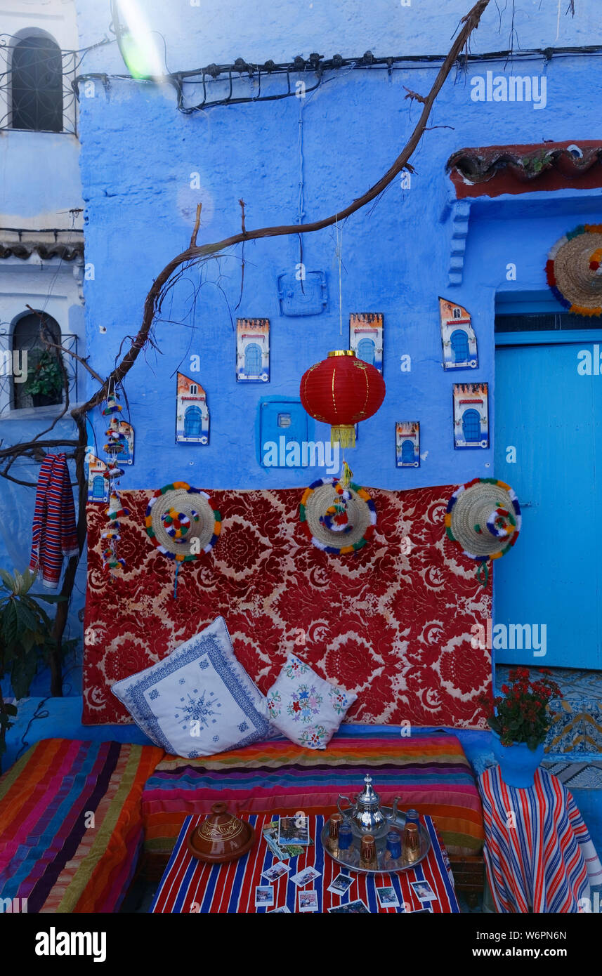 The blue town Chefchaouen Chaouen / Morocco, Narrow Streets, lanes and ...