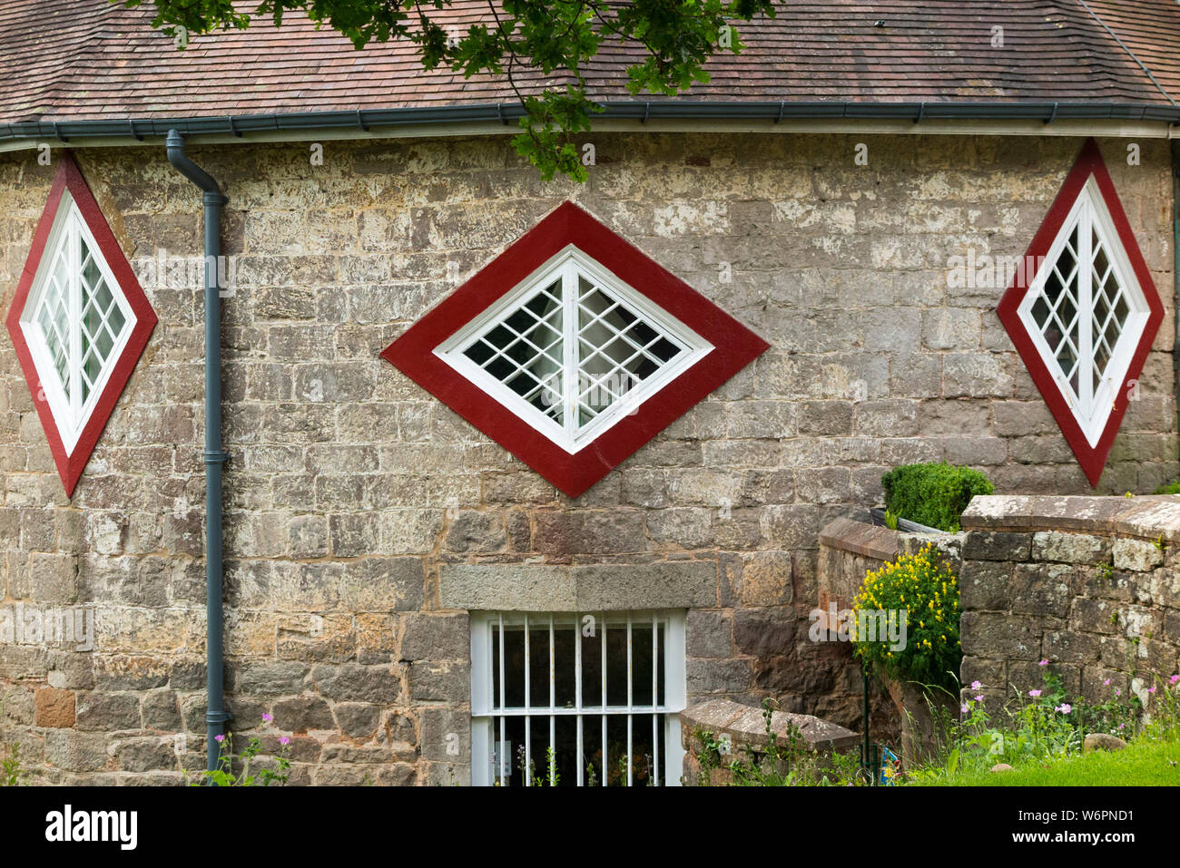 View of the outside exterior of A La Ronde – an 18th-century 16-sided ...
