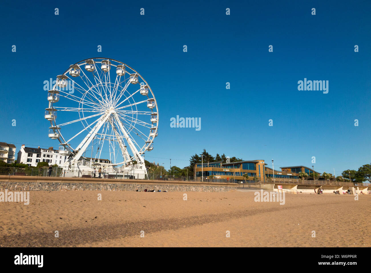 Exmouth Eye; The observation ferris wheel at Exmouth seafront. Exmouth ...