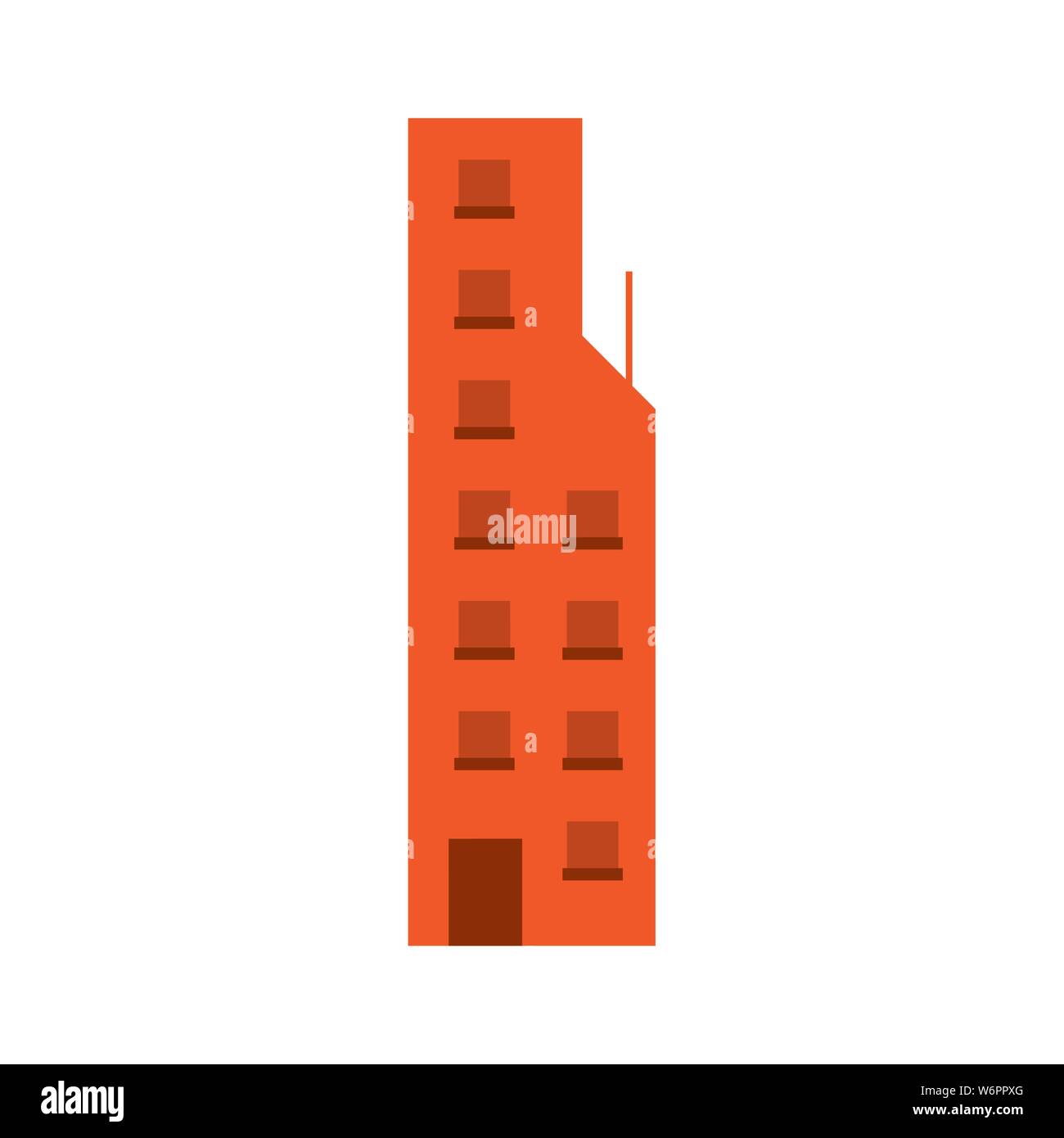 architecture modern urban building cartoon Stock Vector Image & Art - Alamy