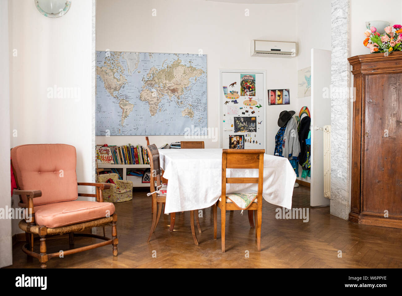 Interior design of an Italian House Stock Photo - Alamy