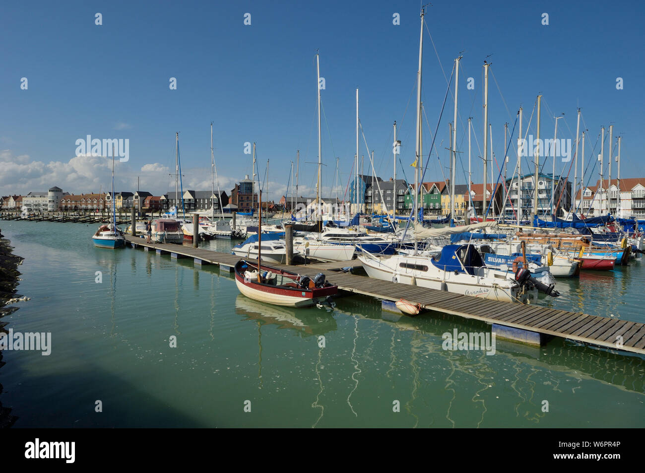 Littlehampton harbour on the river Arun. West Sussex. England. UK Stock ...