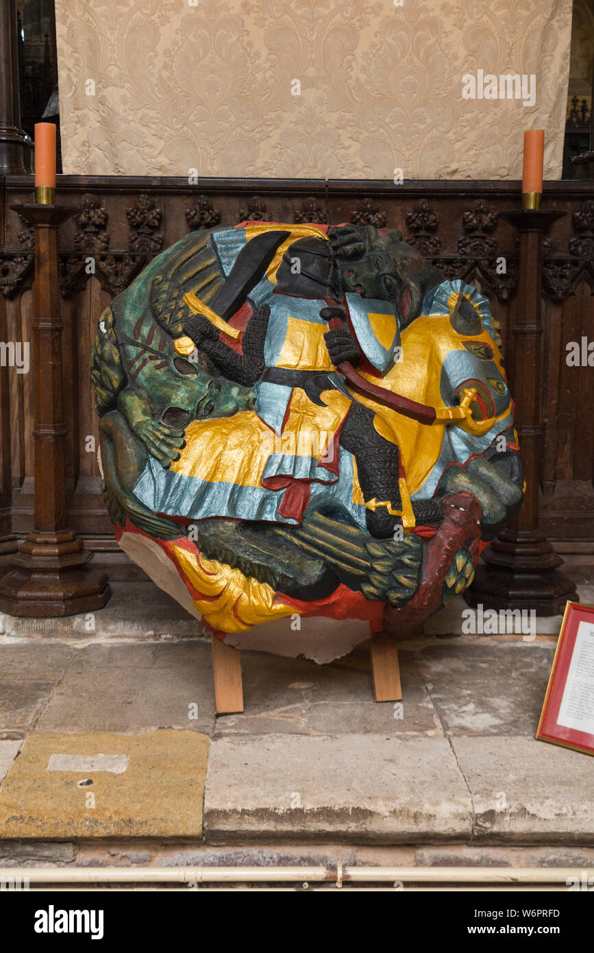 Papier mache repro / reproduction facsimile copy of ceiling boss where ...