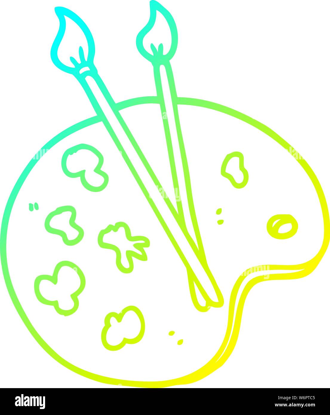 Cold palette Cut Out Stock Images & Pictures - Alamy