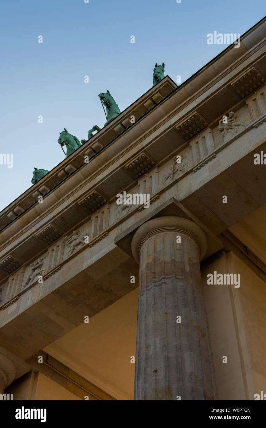 The Brandenburg Gate Brandenburger Tor is an 18th century neoclassical ...