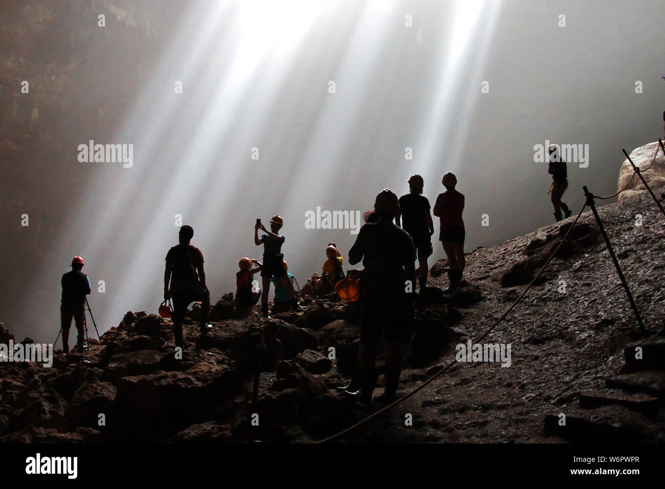 Jomblang cave near Yogyakarta city, Java, Indonesia Stock Photo - Alamy