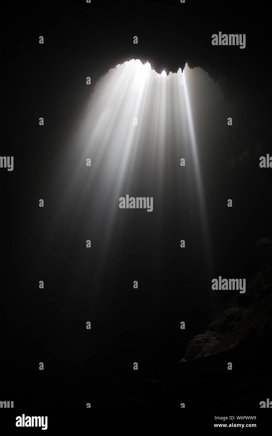 Jomblang cave near Yogyakarta city, Java, Indonesia Stock Photo - Alamy
