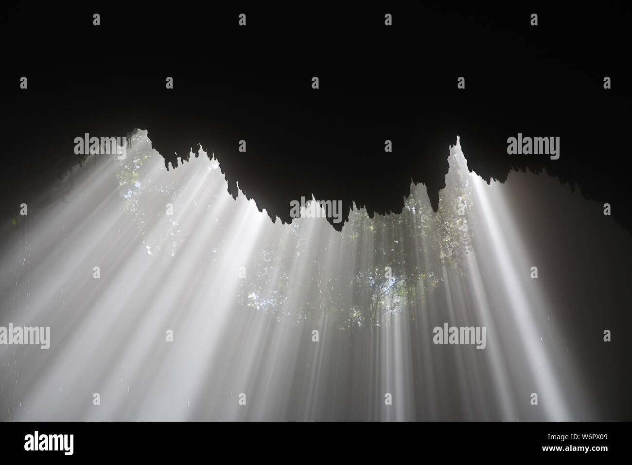 Jomblang cave near Yogyakarta city, Java, Indonesia Stock Photo - Alamy