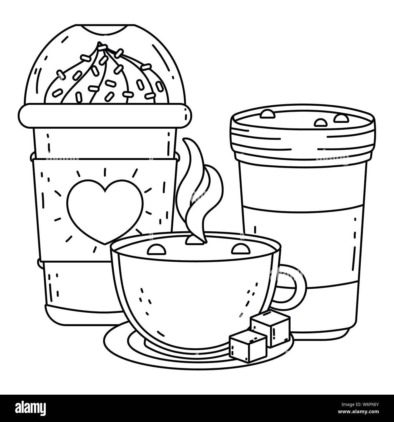 Glass Cup Coloring Page