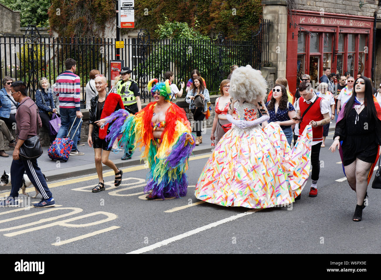 LGBT pride walk in Edinburgh, Scotland, United Kingdom Stock Photo - Alamy
