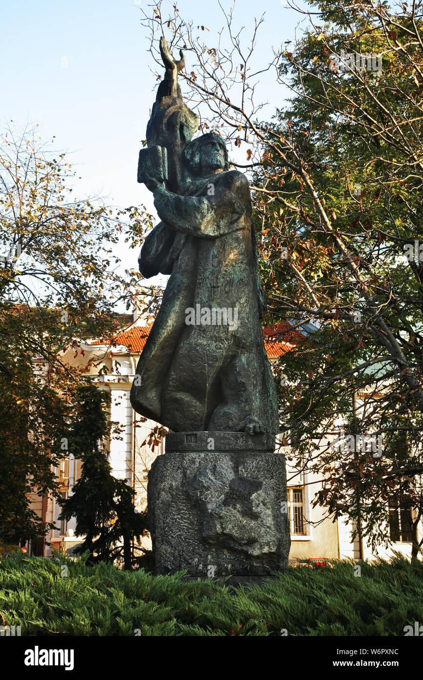 Monument to Saint Paisius of Hilendar (Paìsiy Hilendarski) in Sofia ...