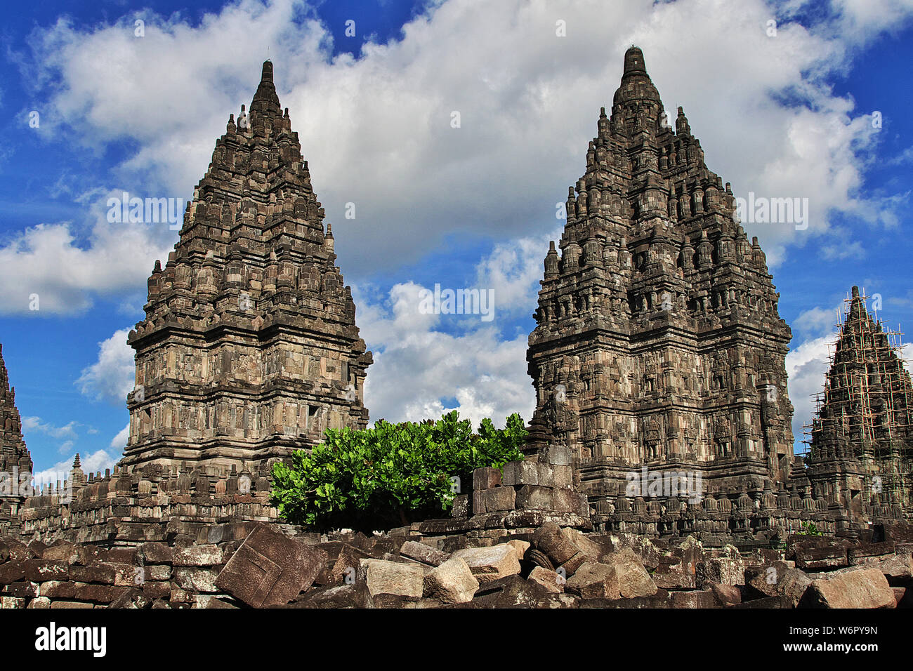 Prambanan is Hindu temple in Yogyakarta, Java, Indonesia Stock Photo ...