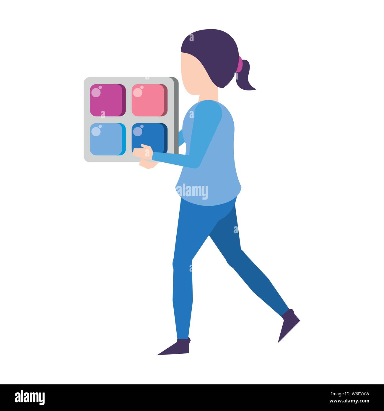 woman faceless avatar body cartoon Stock Vector Image & Art - Alamy