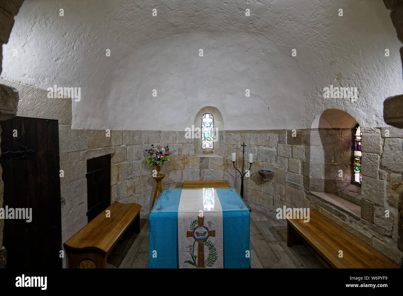 St Margaret's Chapel, Edinburgh Castle - Scotland, United Kingdom Stock ...