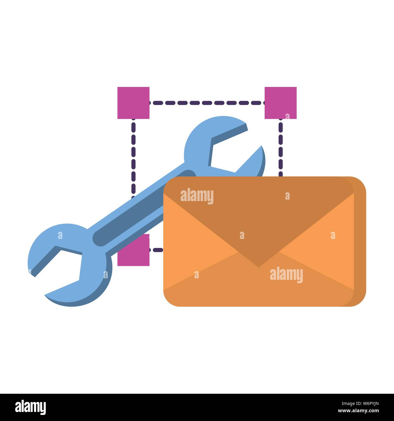 Standard wrench Stock Vector Images - Alamy