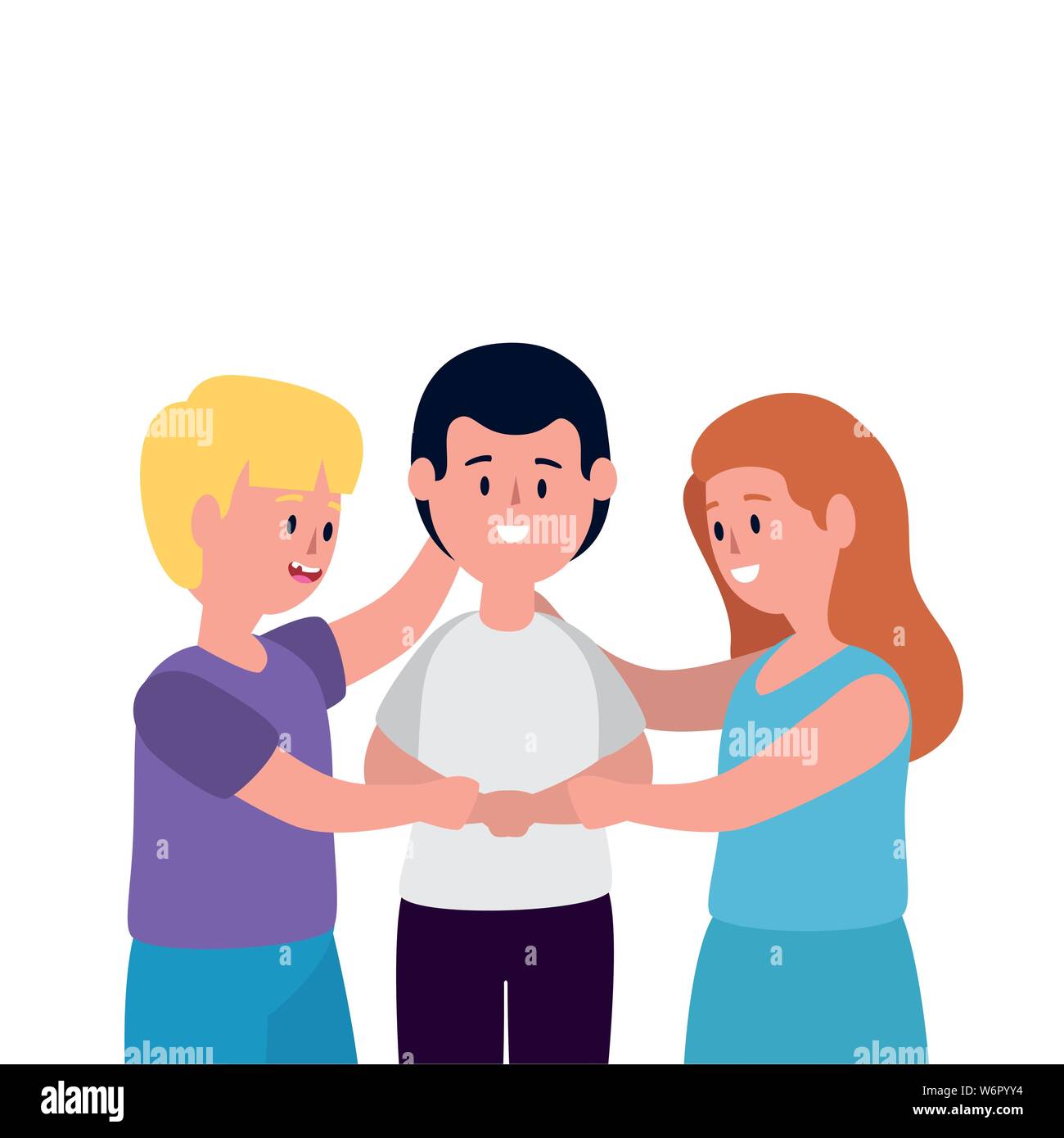 little kids group avatars characters Stock Vector Image & Art - Alamy