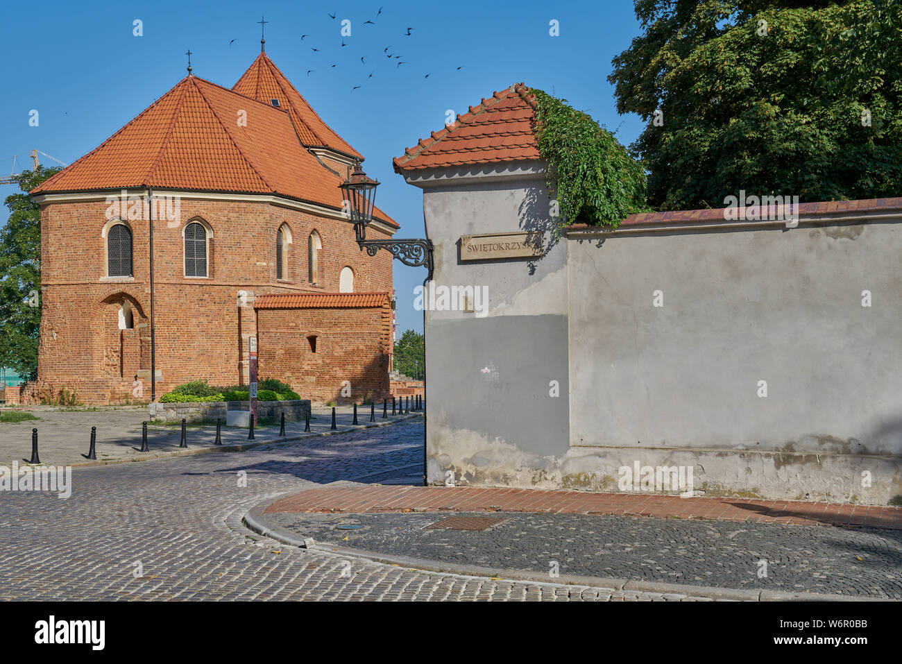Church of St Martin Wroclaw Ostrow Tumski Lower Silesia Poland Stock ...