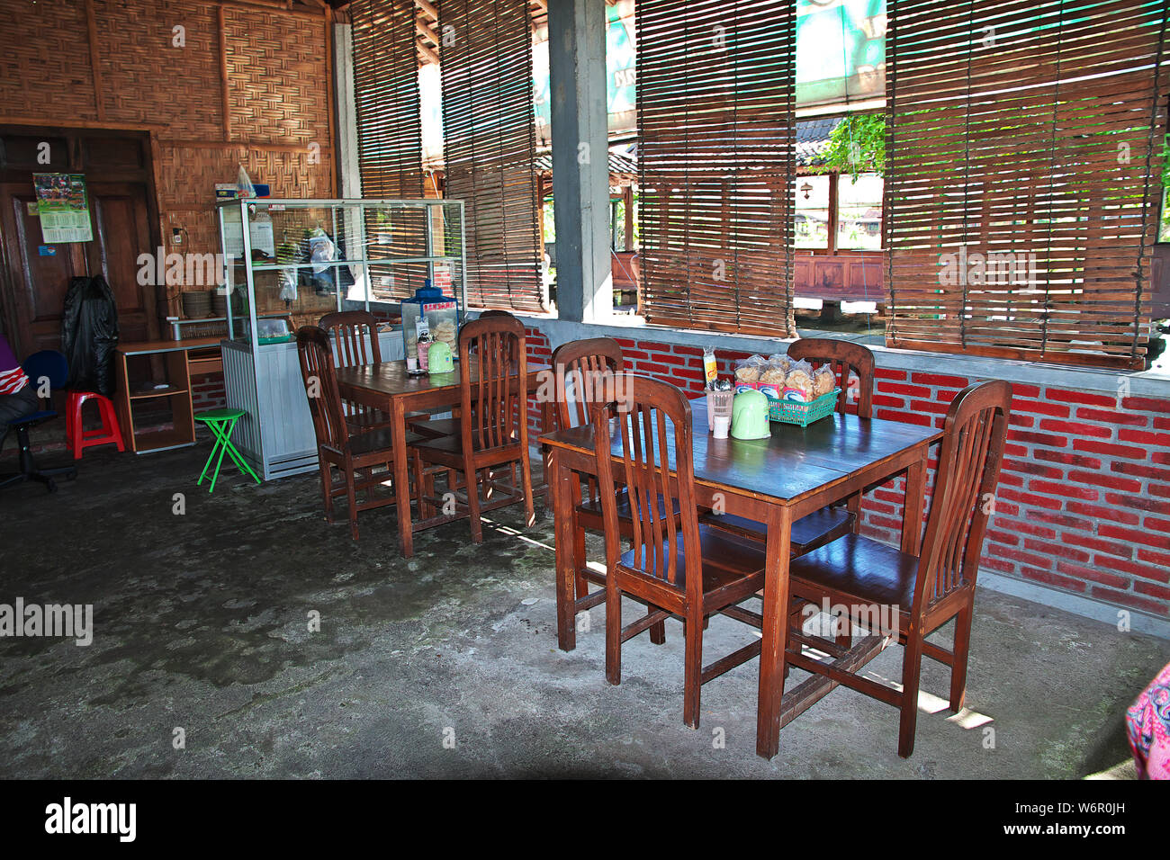 The cafe in Java island, Indonesia Stock Photo - Alamy