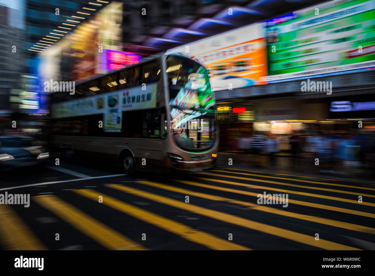 Hong kong bus advertisement hi-res stock photography and images - Alamy