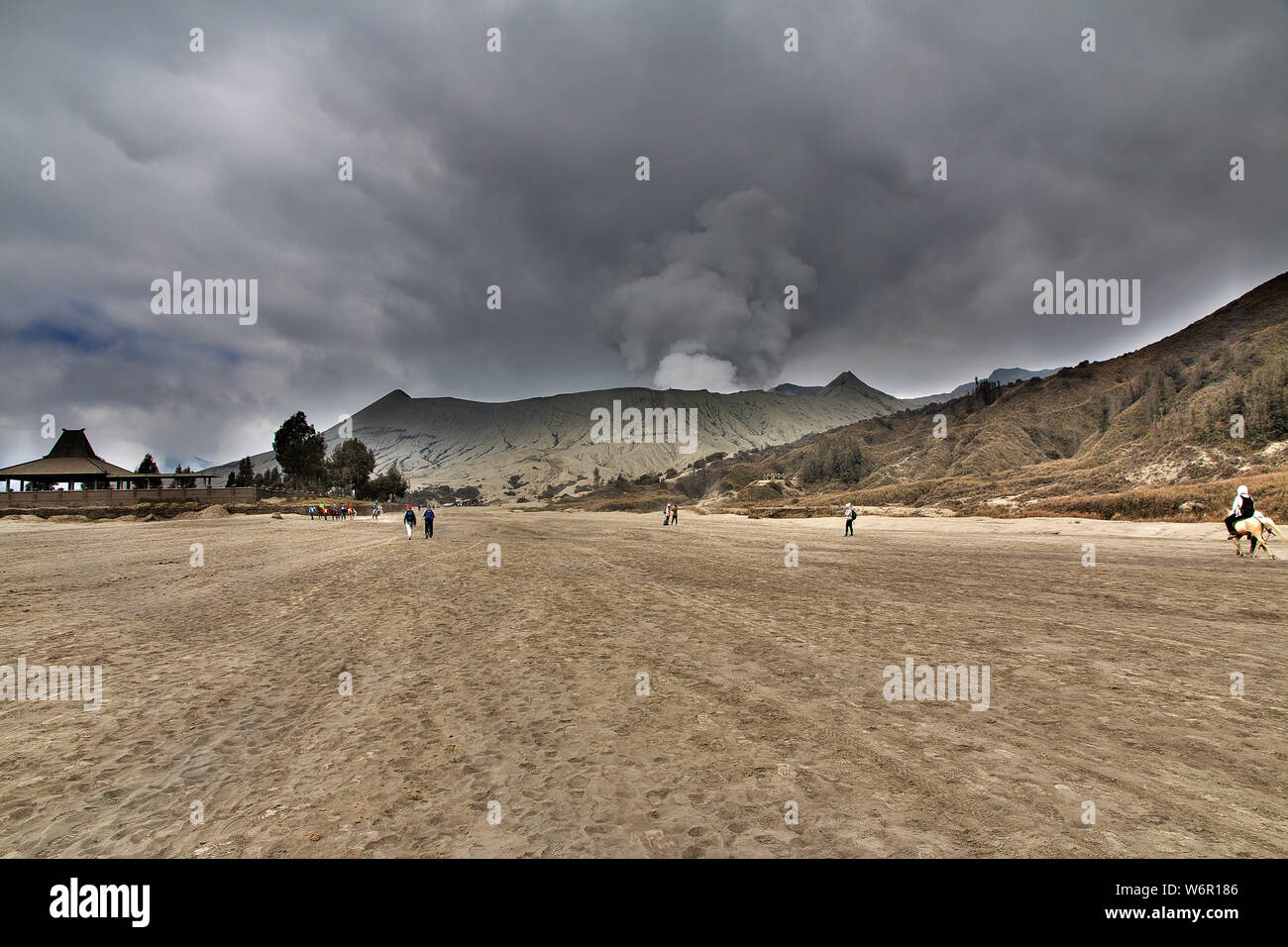 Volcano Bromo in Java island, Indonesia Stock Photo - Alamy