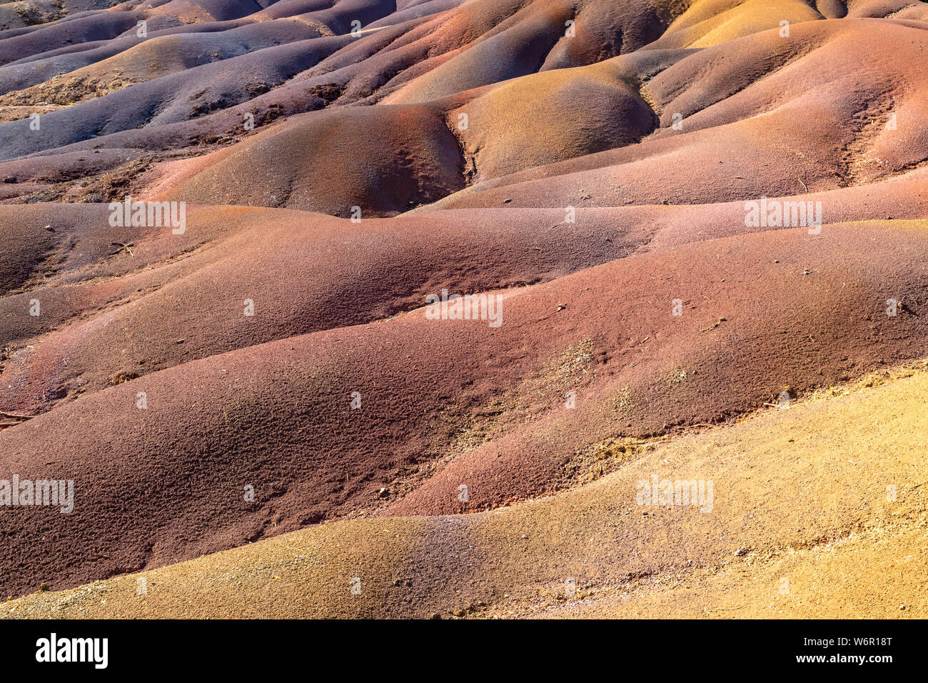 Seven coloured earth (sandstone formation with seven colours) on ...