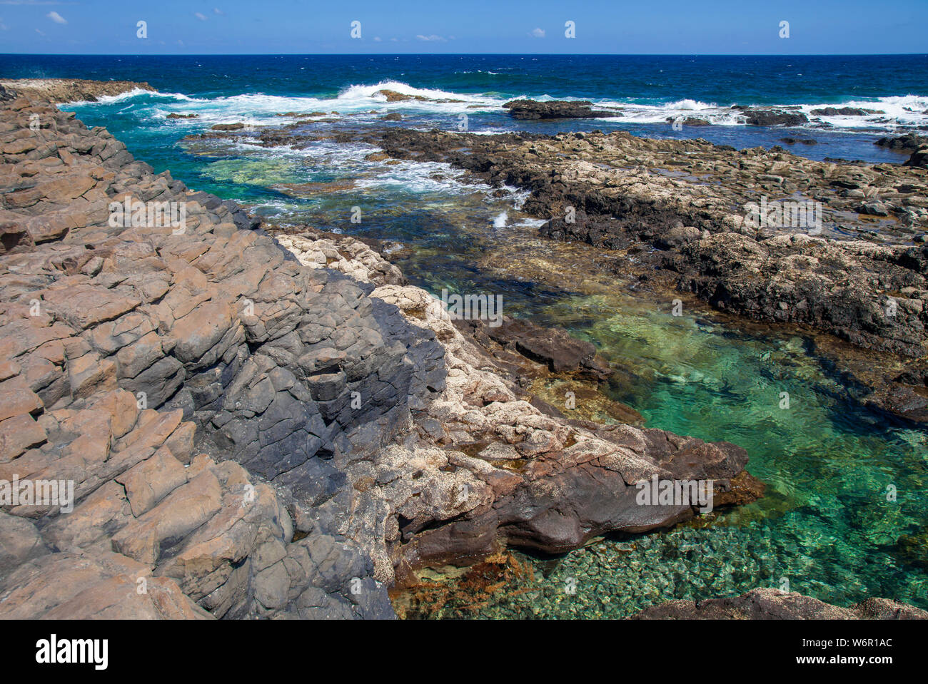 Gran Canaria, July, coastline of La Isleta peninsula Stock Photo - Alamy