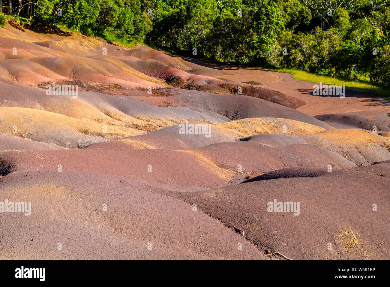 Seven coloured earth (sandstone formation with seven colours) on ...