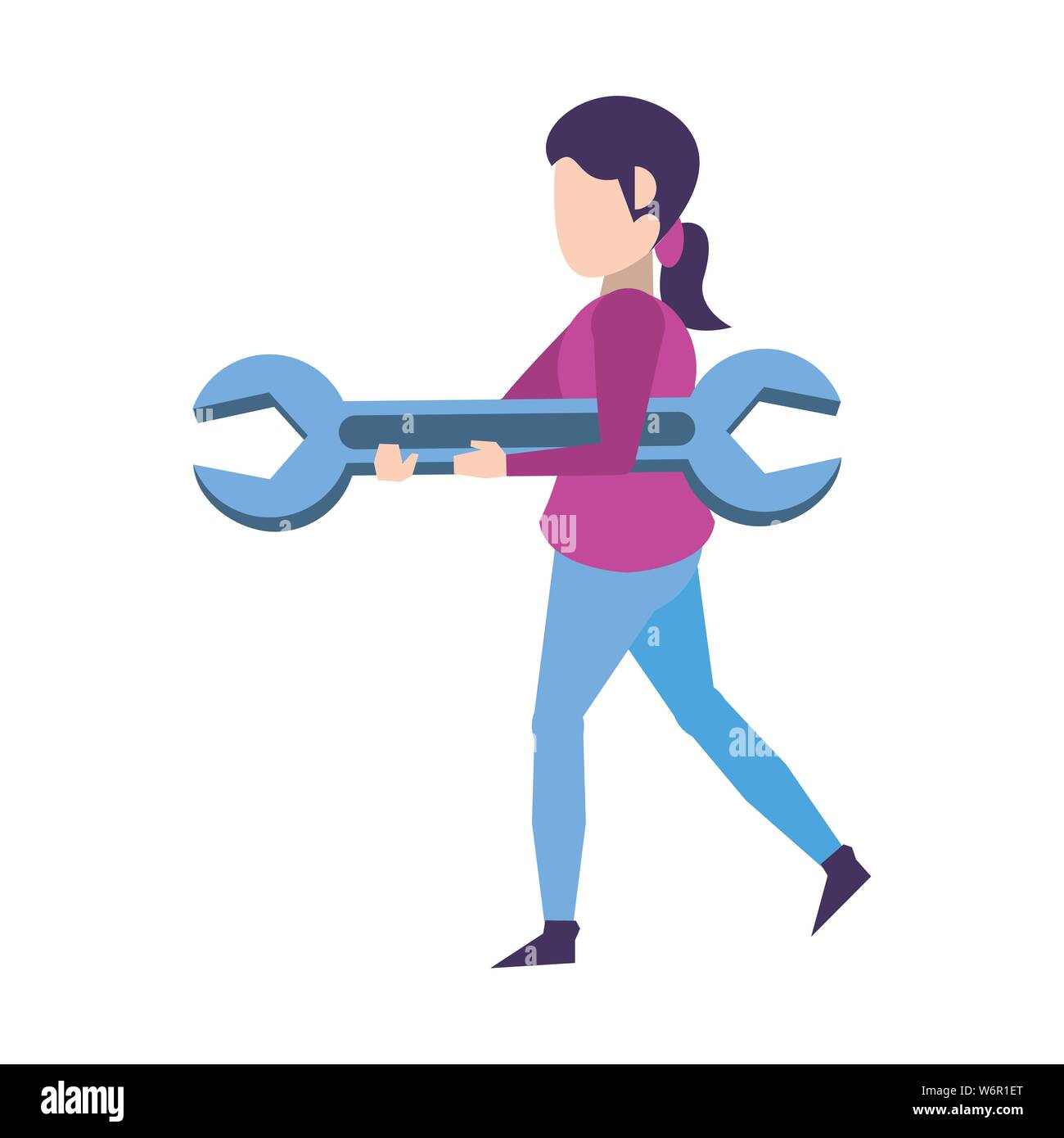 woman faceless avatar body cartoon Stock Vector Image & Art - Alamy