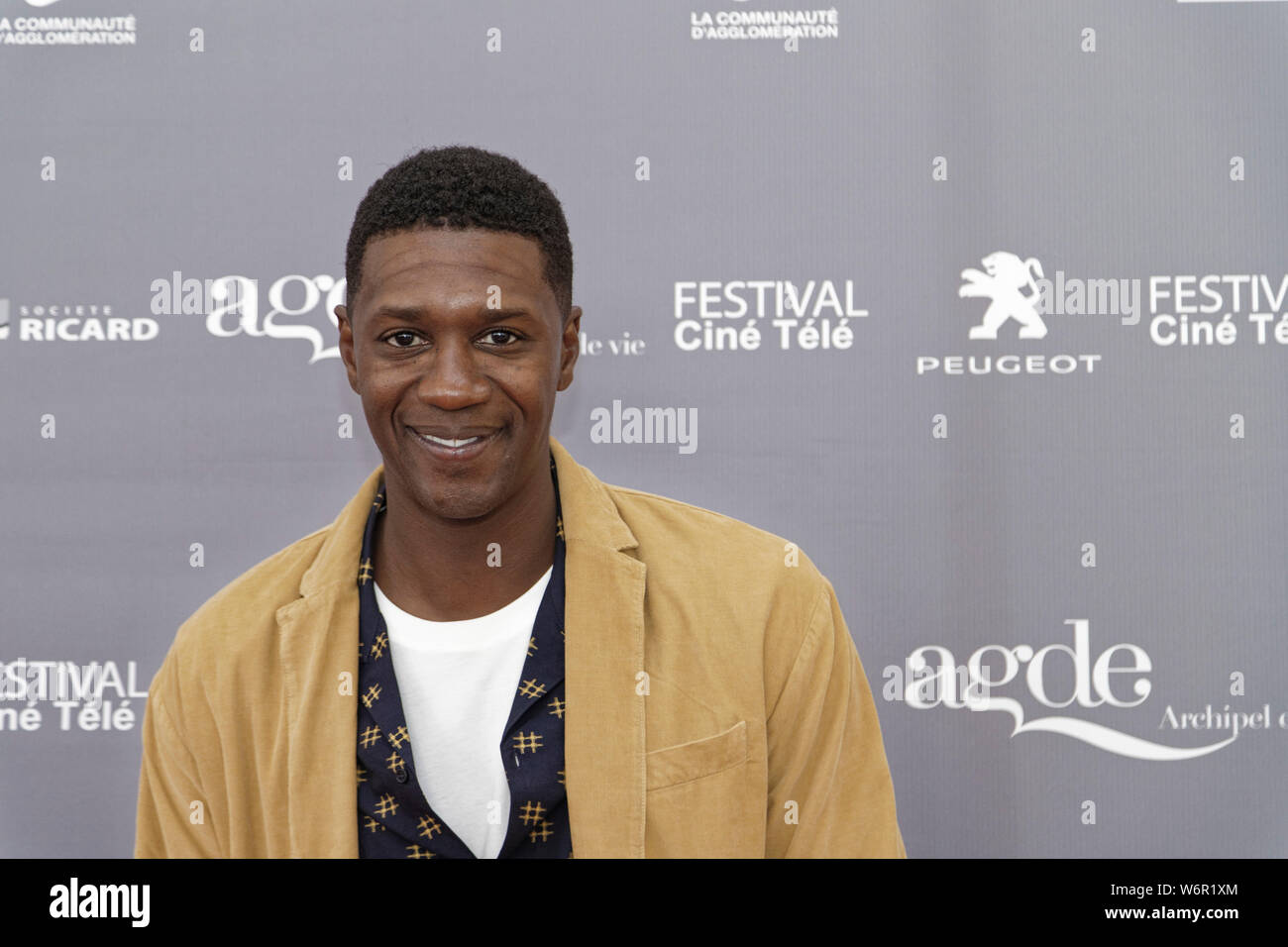 Cap of Agde, France.22th June, 2019. David Baiot attends The Herault ...