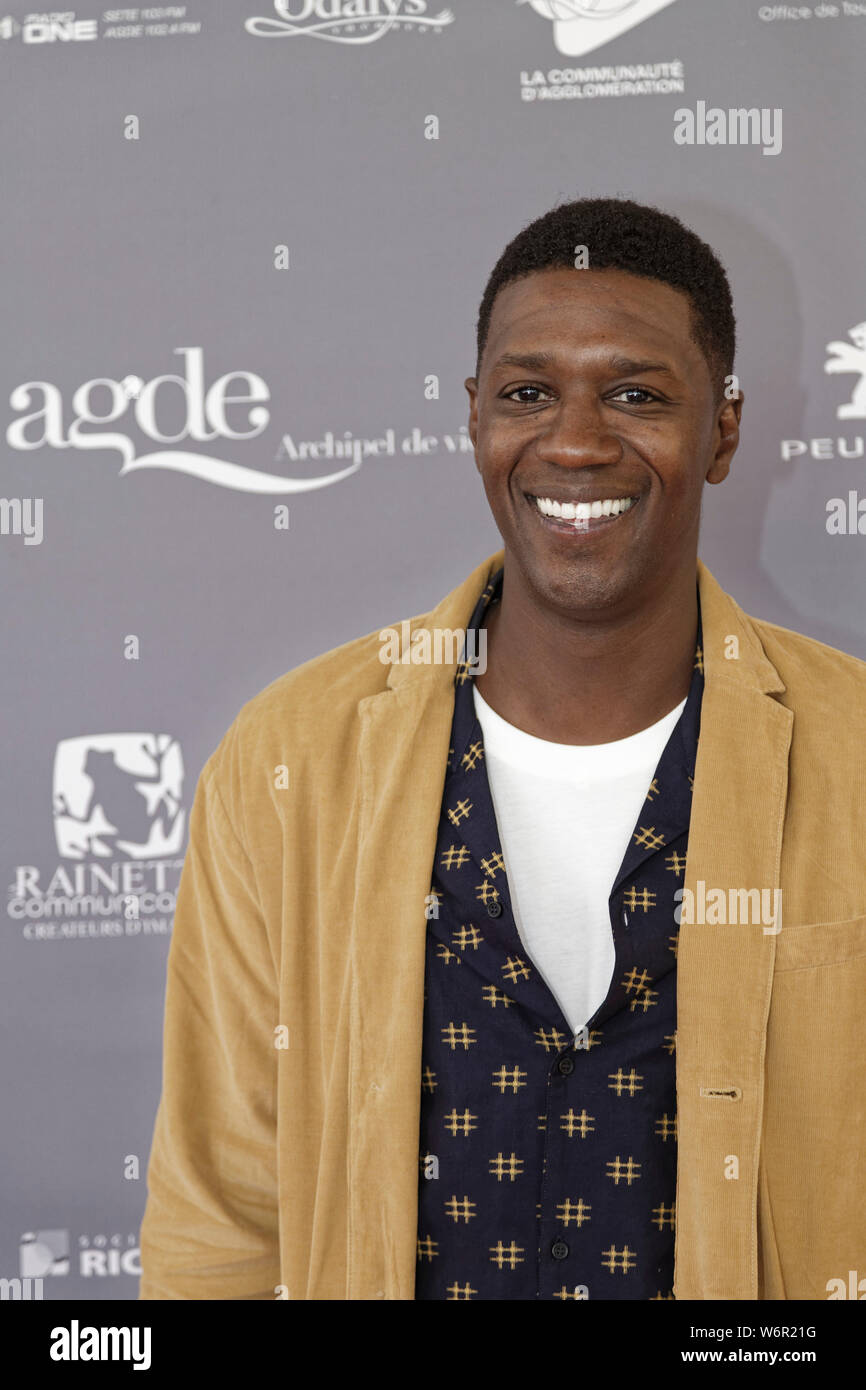 Cap of Agde, France.22th June, 2019. David Baiot attends The Herault ...